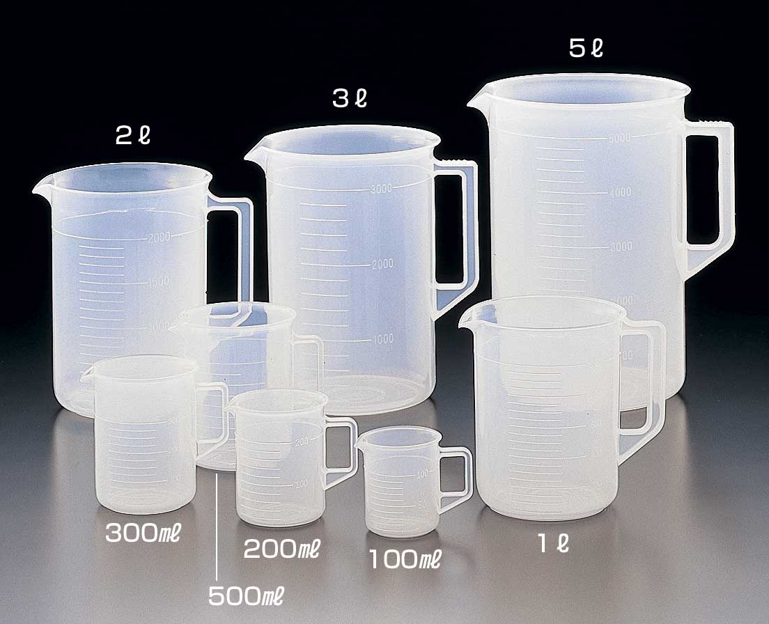 Polypropylene Beaker with handle : Plastic Beakers | Sanplatec ...